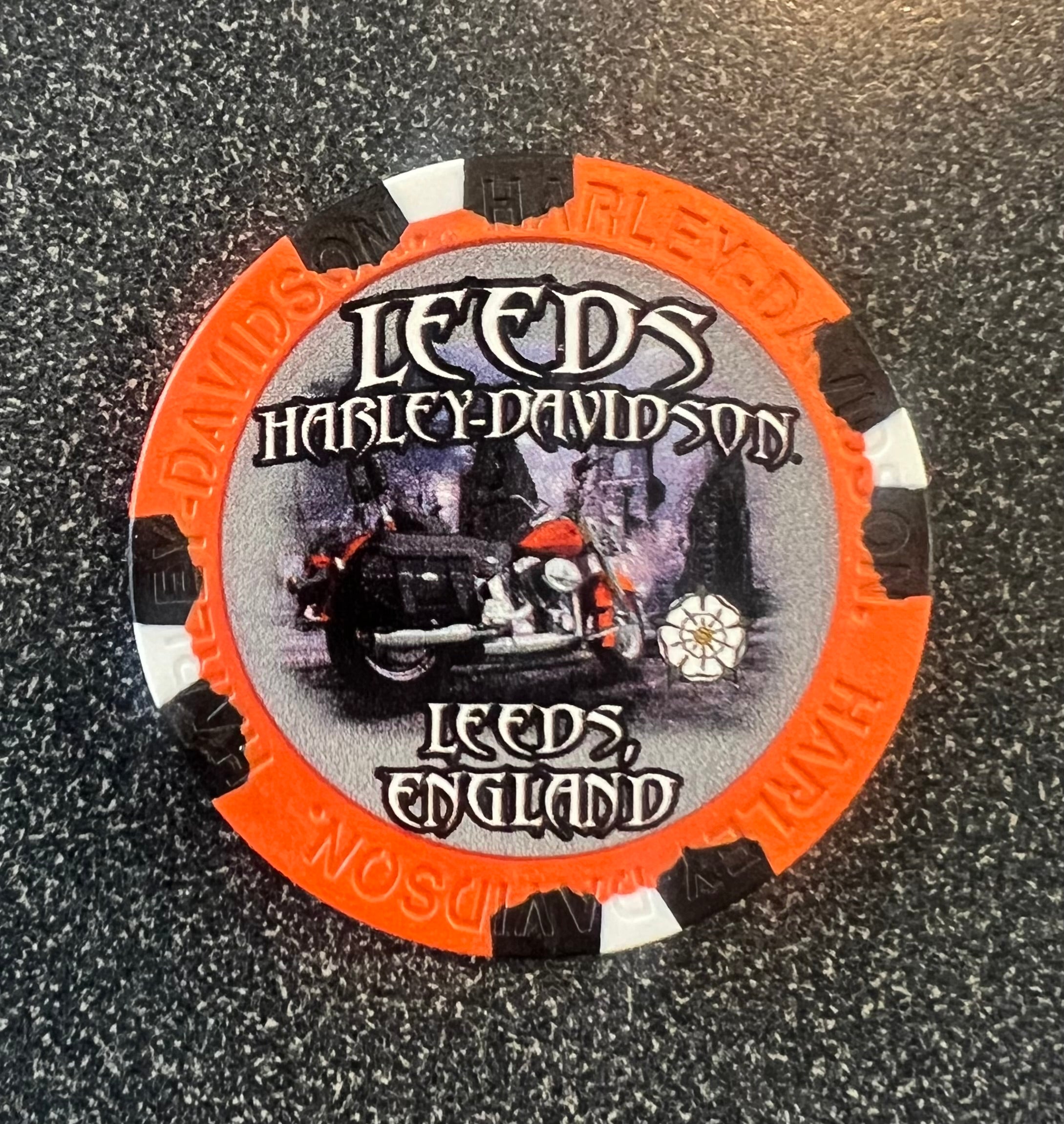 Leeds Harley-Davidson® Custom Poker Chip - Iron City Motorcycles